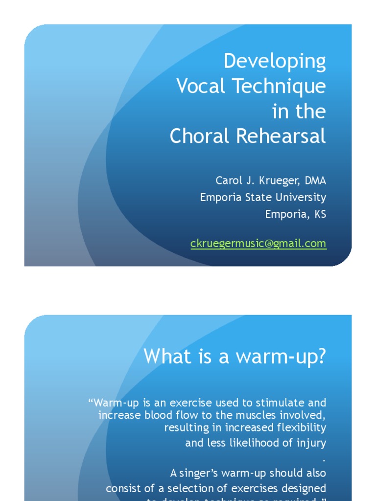 Vocal Technique | PDF | Singing | Larynx