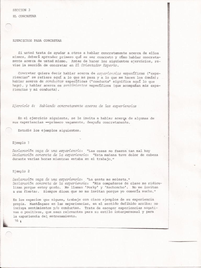 Ejercicios para Concretar | PDF