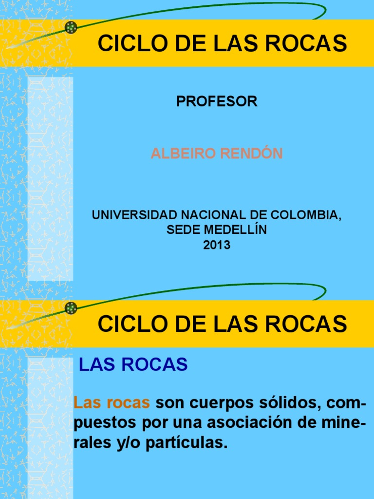 Ciclo de las Rocas: Procesos y Tipos | PDF | Roca (geología) | Magma