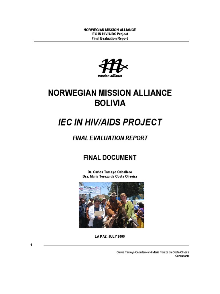 IEC in Hiv Aids Project. Final Evaluation Report - Information ...