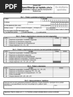 4.obrazac PK-1001 - Zahtjev Za Izdavanje Porezne Kartice | PDF