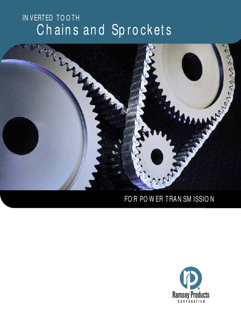 Inverted Tooth Chains & Sprockets For Power Transmission - 601-306 ...