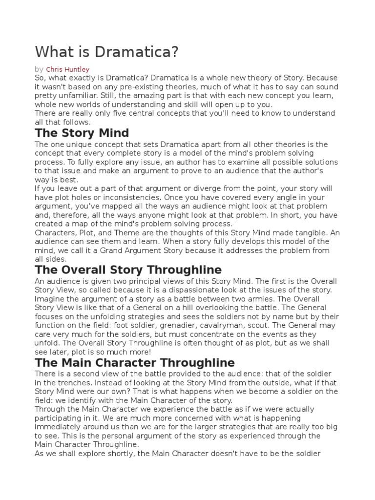 What Is Dramatic | PDF | Concept | Mind
