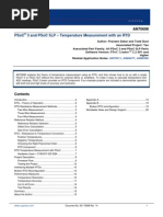PT100 Platinum Resistance Thermometer Reference Chart PDF | PDF