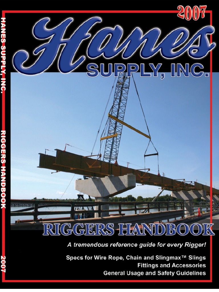 This Rigger's Handbook Is Dedicated To Theodore | PDF | Rope | Wire