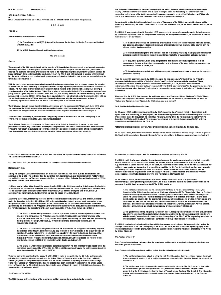 Consti 1 | PDF | Mandamus | Standing (Law)