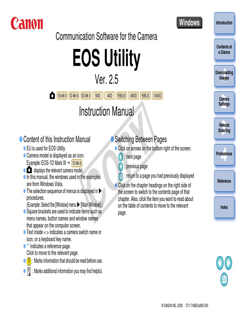 Eos PDF | PDF | Live Preview | Color Balance