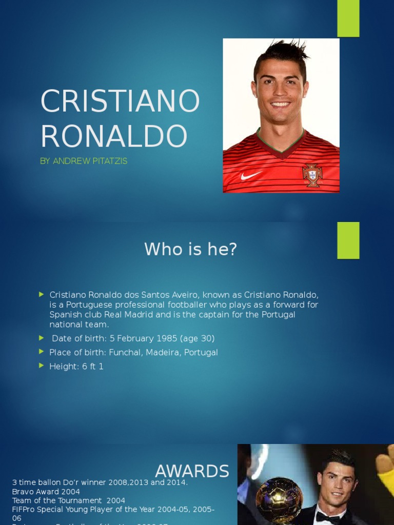 Cristiano Ronaldo: Football Icon | PDF