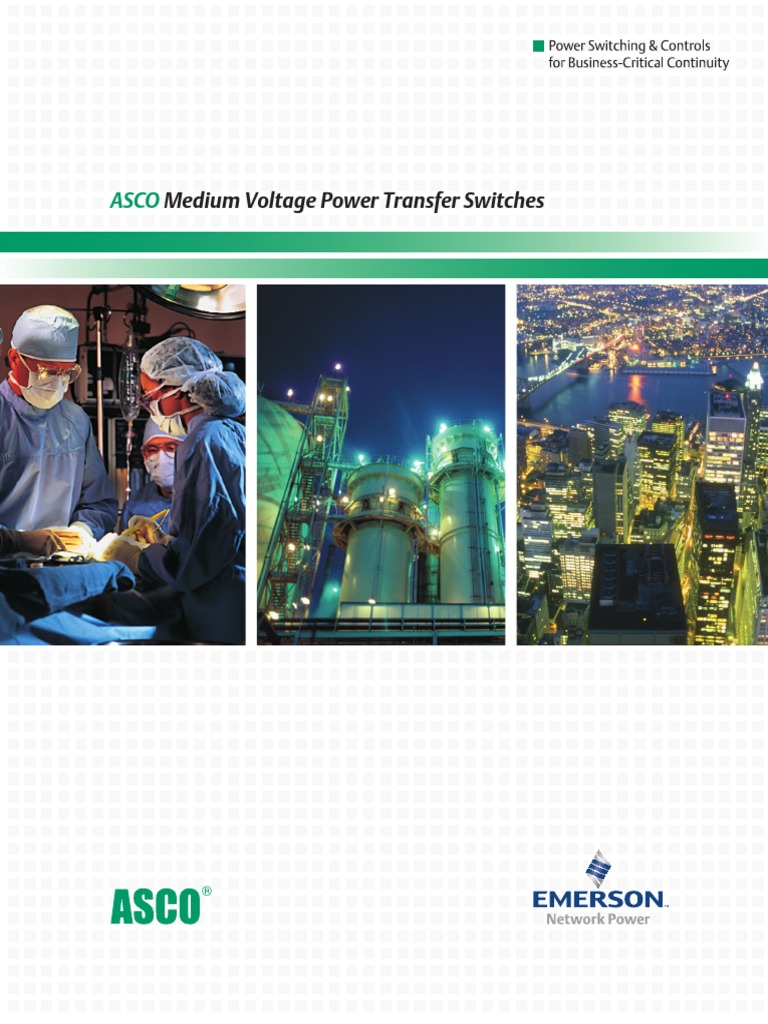 Asco Medium Voltage Brochure - 2 | PDF | Relay | Switch