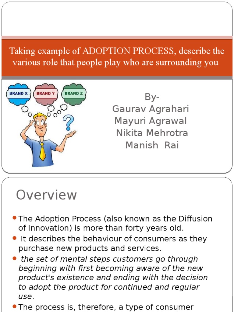 Adoption Process | PDF | Innovation | Market (Economics)