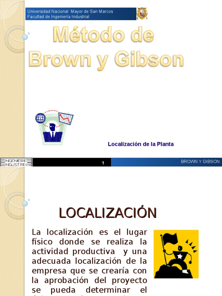 Método Brown y Gibson en Localización | PDF | Costo | Toma de decisiones