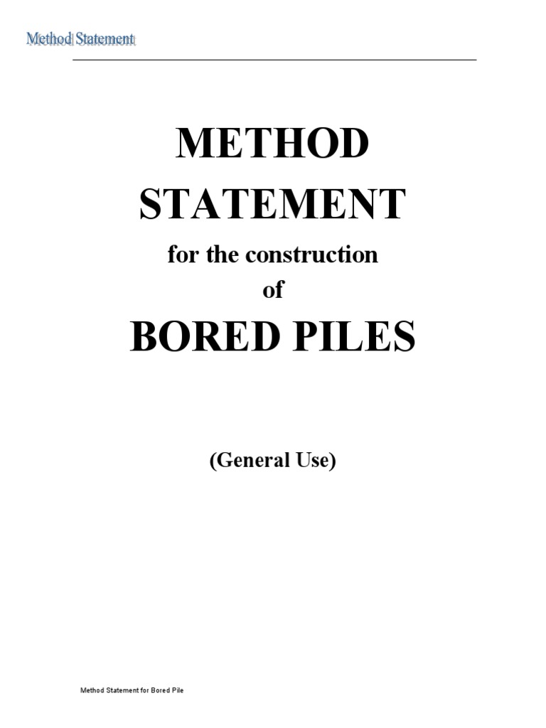 bored pile | Deep Foundation