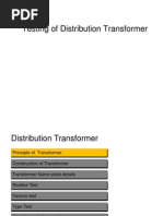 Transformer Test Report | PDF | Transformer | Power (Physics)