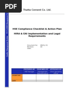 SHE Audit Checklist Guide | PDF | Emergency | Internal Audit