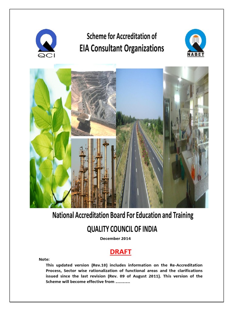 New NABET Scheme | PDF | Environmental Impact Assessment | Air Pollution