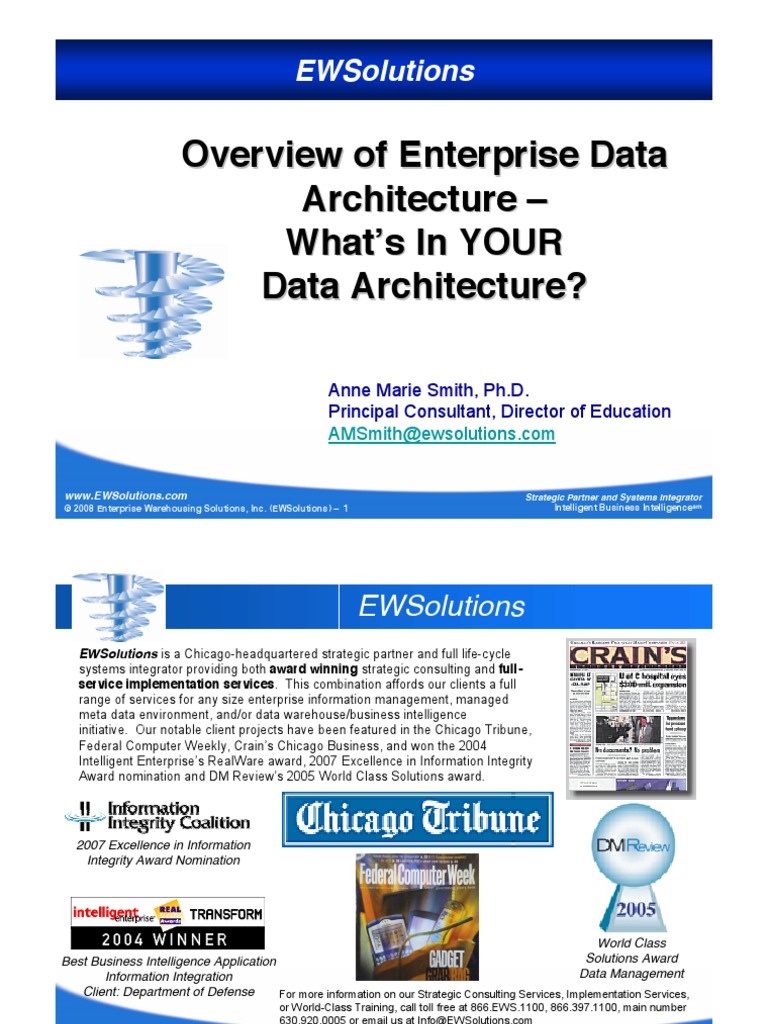 Data Architecture Am S | PDF | Conceptual Model | Data Model