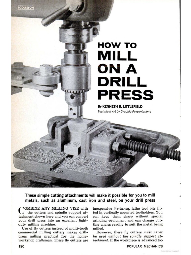 How To Mill With A Drill Press Safely: Get Precision Results - Daily ...