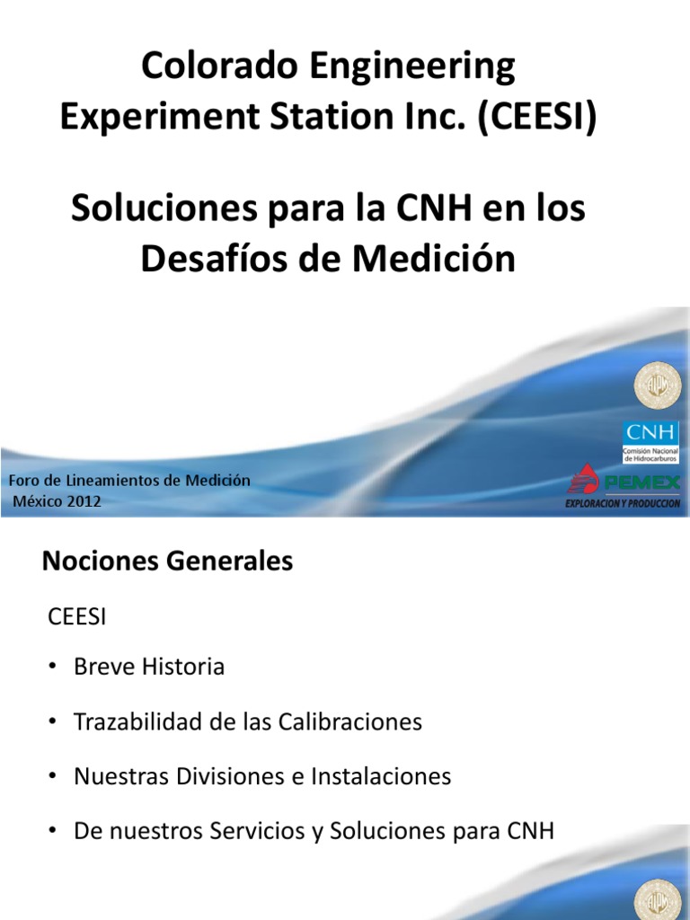 Medición y Calibración de Gas CEESI | PDF | Calibración | Medición