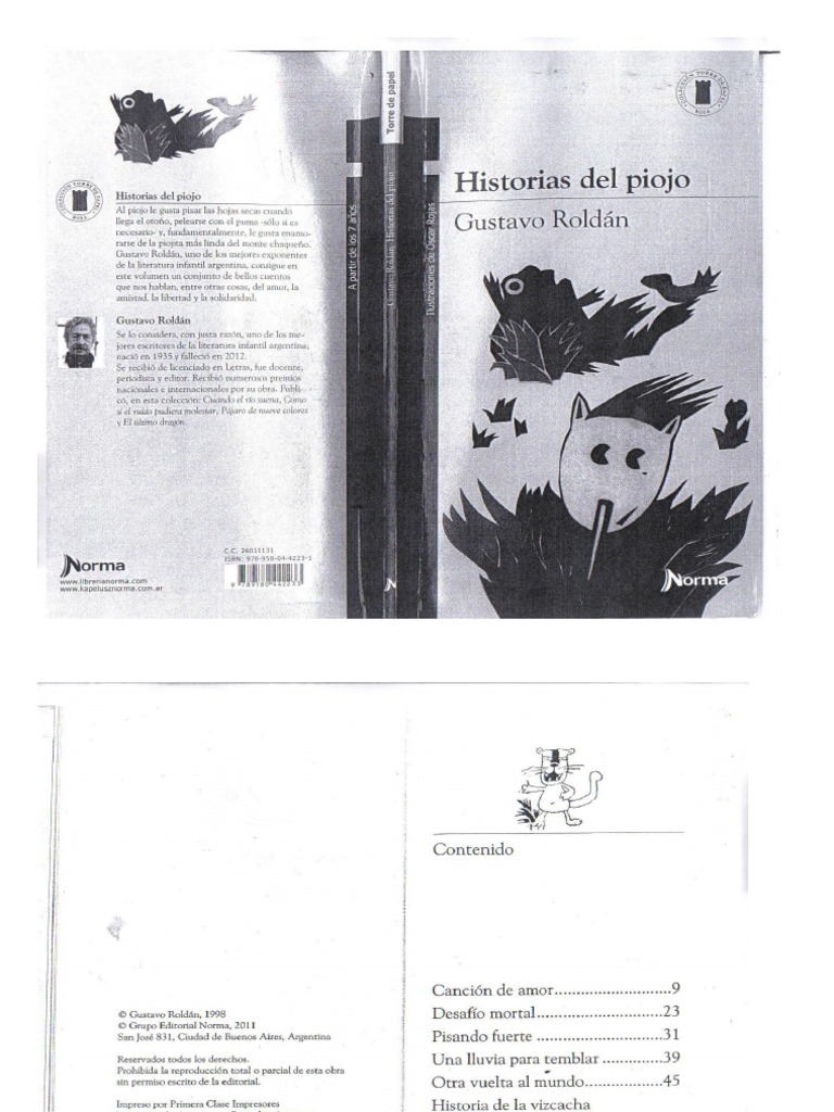 Historia Del Piojo Libro Completo | PDF