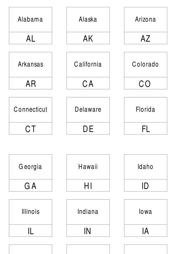 AL AK AZ: Alabama Alaska Arizona | PDF
