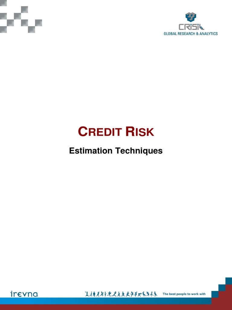Credit Risk Estimation Techniques | PDF | Black–Scholes Model | Credit Risk