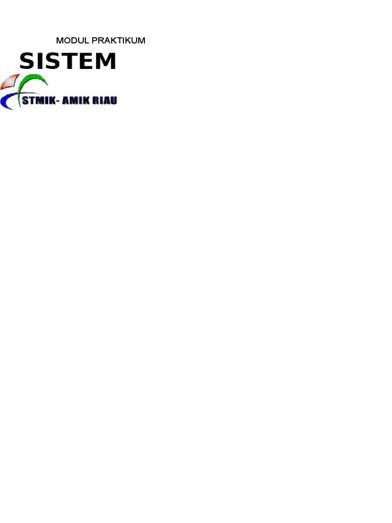Modul Praktikum Sistem Mikroprosesor STMIK-AMIK Riau Revisi 2013 | PDF