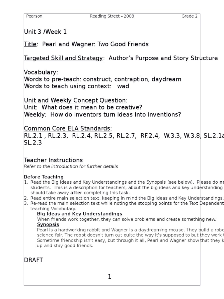 2 U3 W1 Pearl and Wagner | PDF | Invention | Leisure