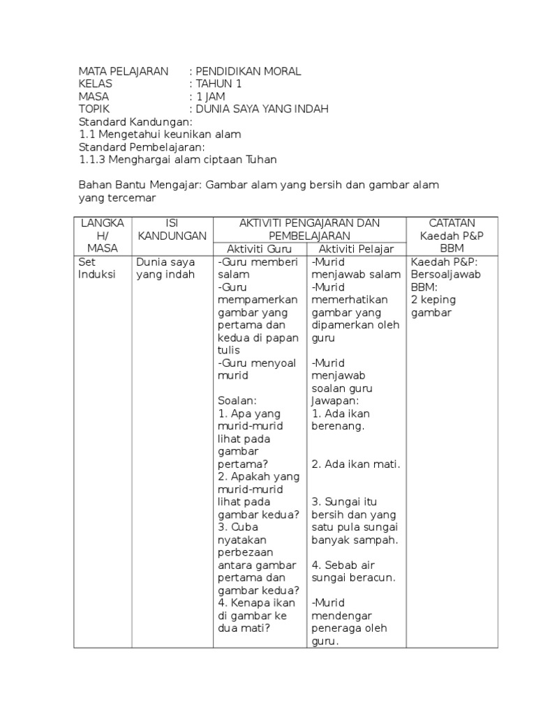 Contoh Set Induksi | PDF