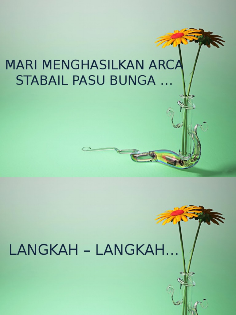 Mari Menghasilkan Arca Stabail Pasu Bunga | PDF | Griya & Taman