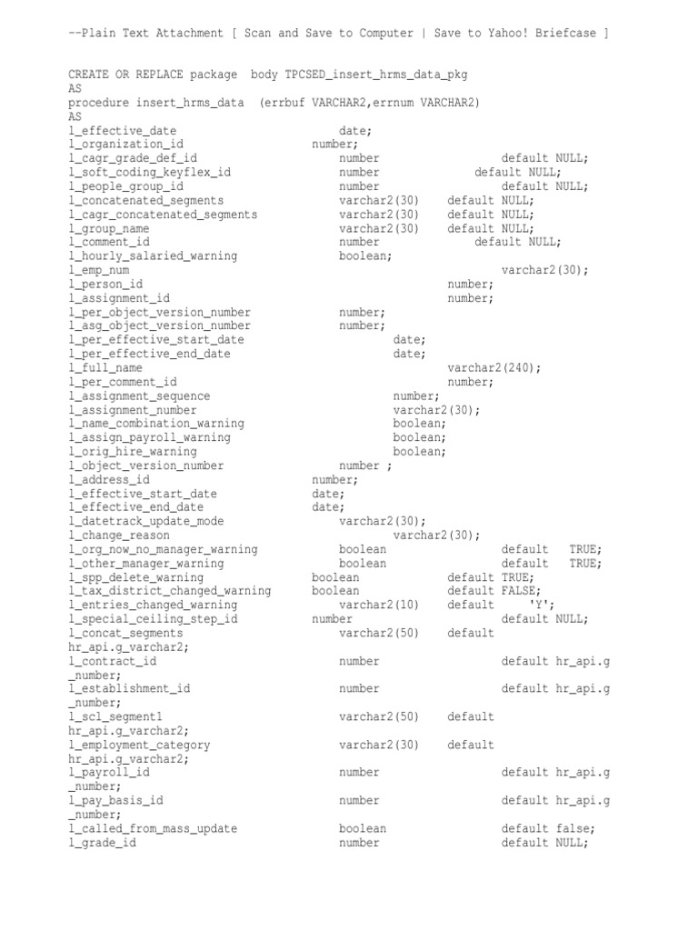 Hrms API Script | PDF | Boolean Data Type | Computer Architecture
