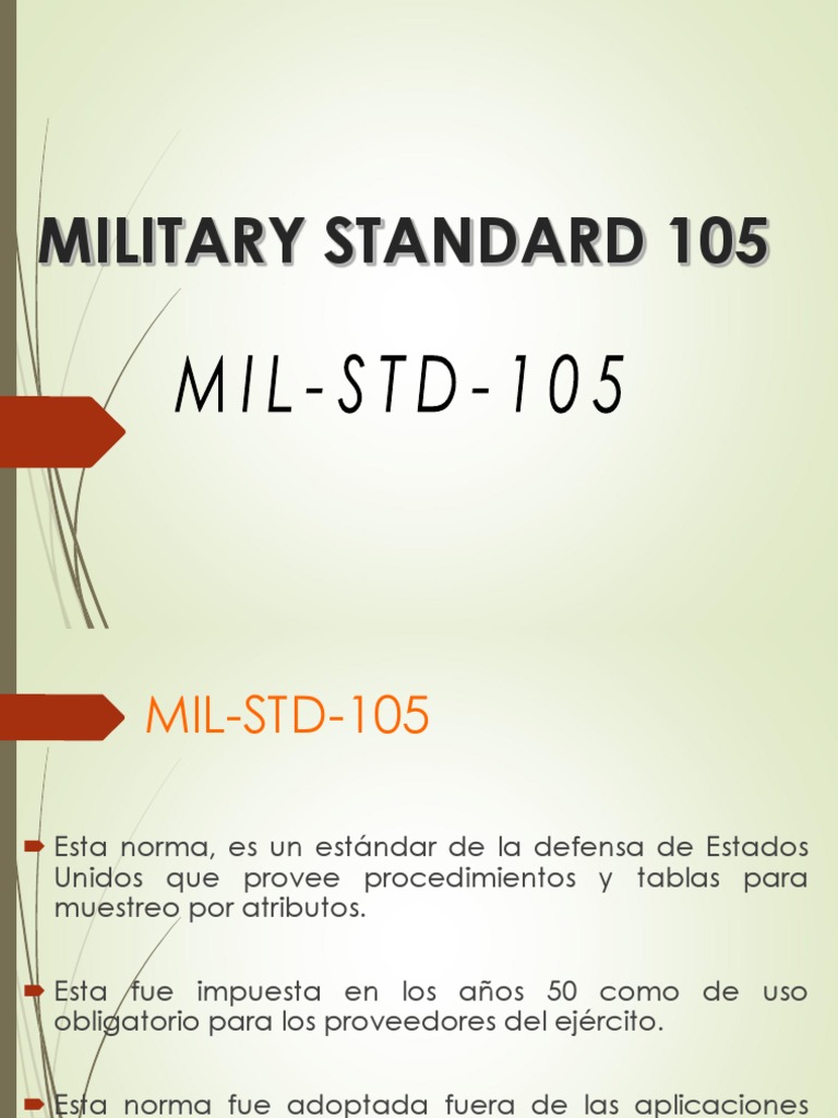 Presentacion Militar Standard | PDF