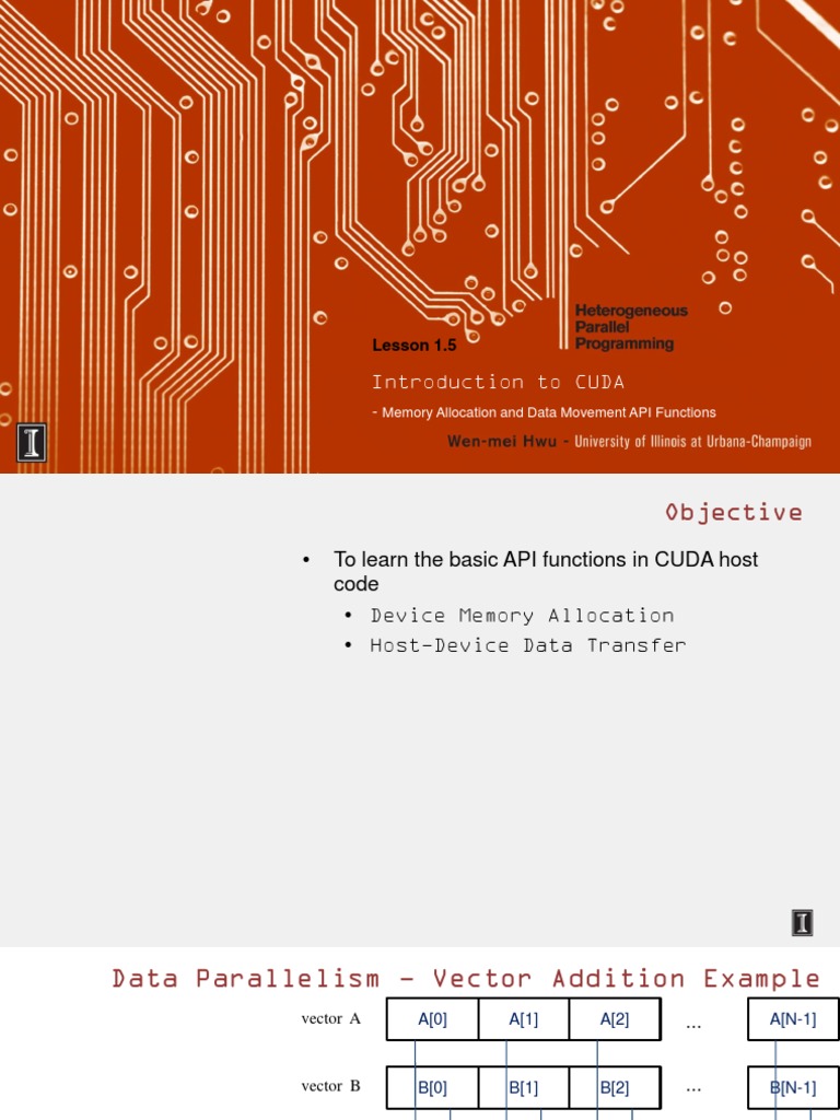 Hetero Lecture Slides 002 Lecture 1 Lecture 1 5 Cuda Api Pdf Thread 2396