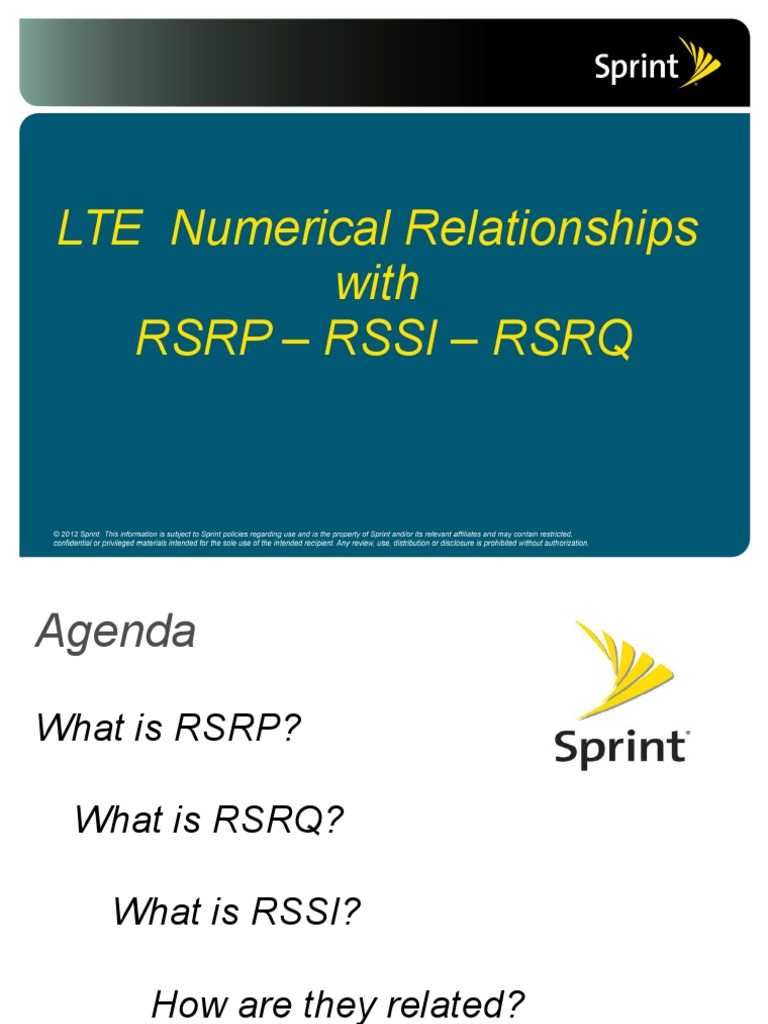 Understanding LTE Signal Measurements: Calculating the Numerical ...