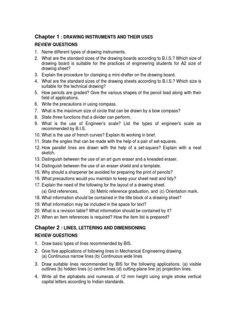 Engineering Drawing Sample Question | PDF | Ellipse | Perspective ...