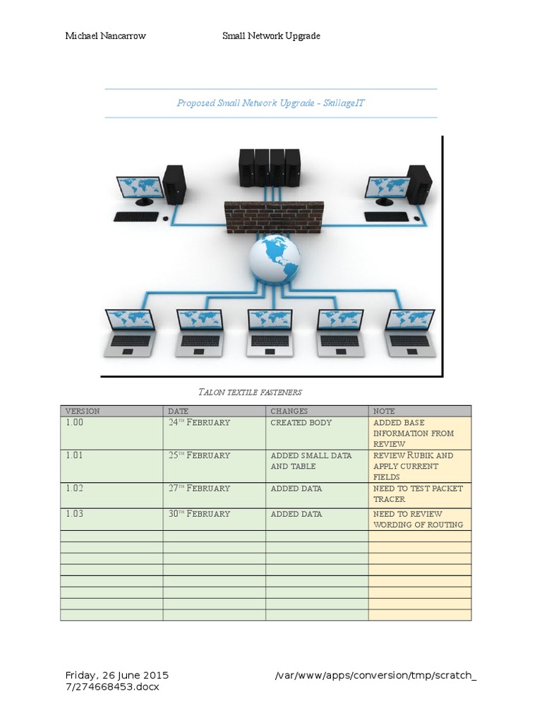 Example Network Design | PDF | Firewall (Computing) | Hyper V