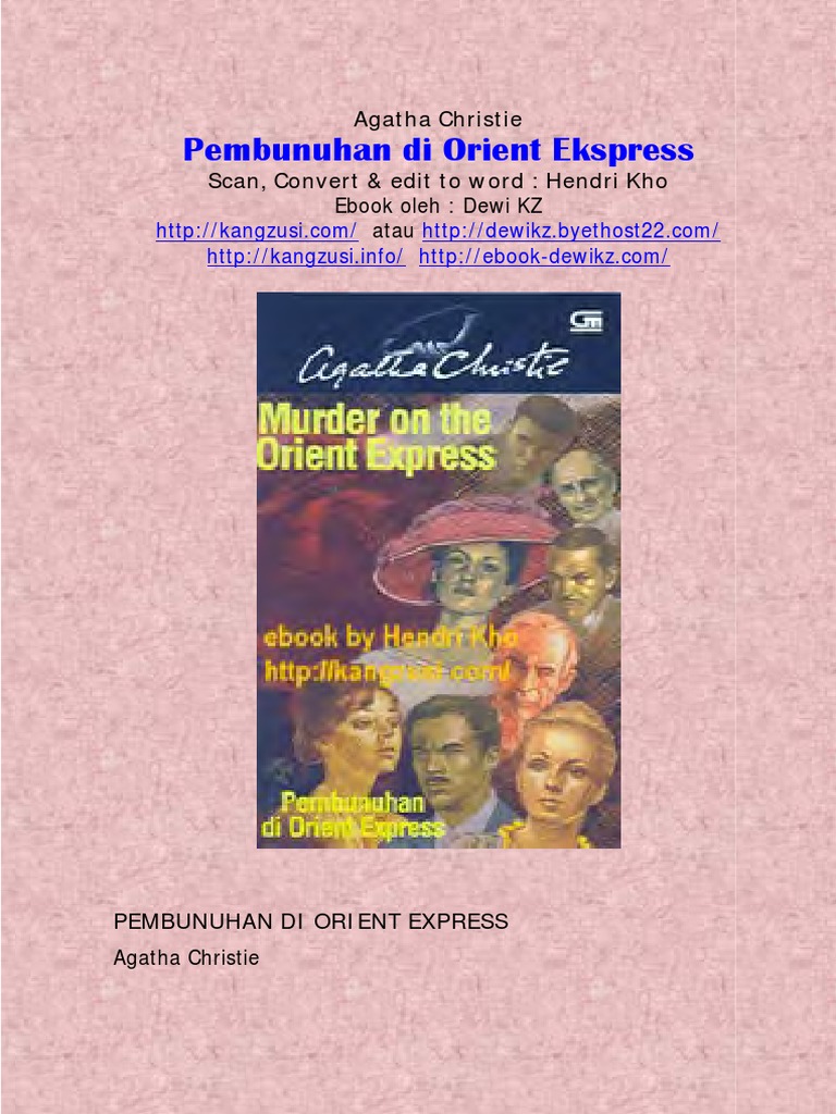 Pembunuhan Di Orient Express | PDF
