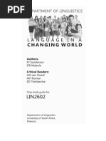 Lingg110 Syllabus 1 | PDF | Phonology | Phoneme