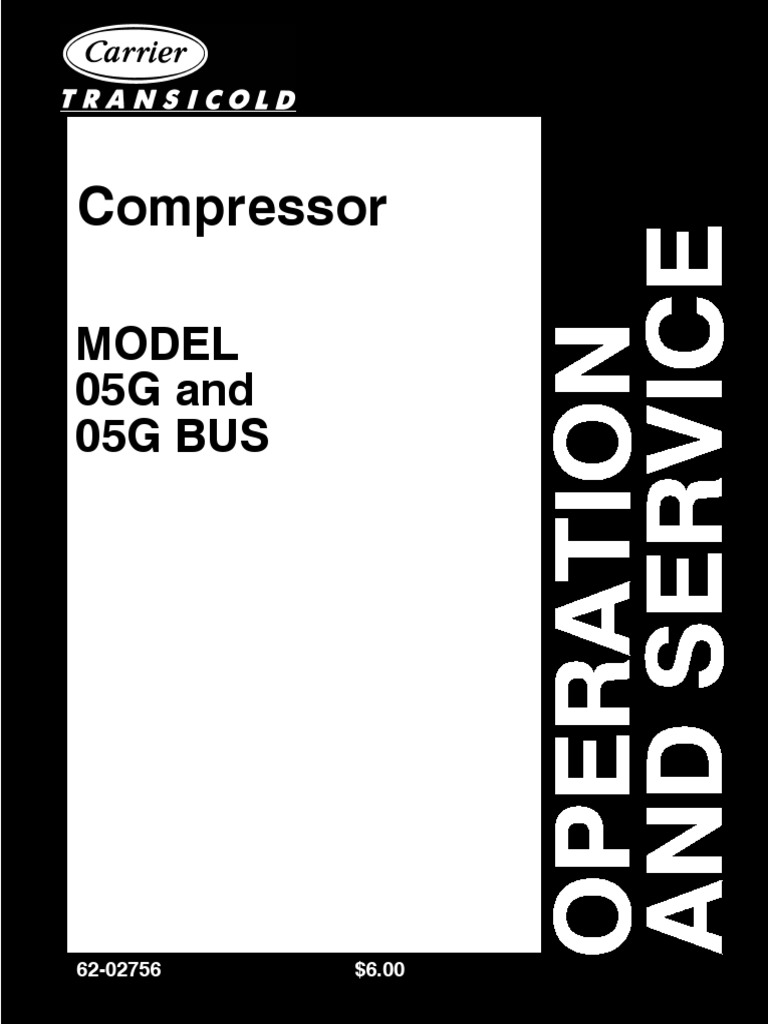 Carrier Compressor 05G 6202756 | PDF