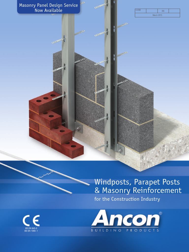 Masonry Reinforcement and Windposts | Masonry | Framing (Construction)