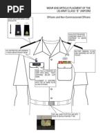 Wear of The Army Green Service Uniform | PDF | Sweater | Softlines (Retail)