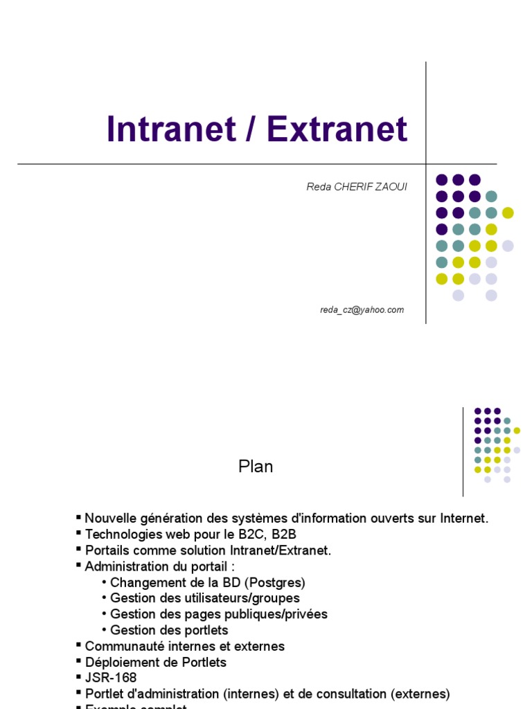 Solutions Intranet et Extranet modernes | PDF | Progiciel de gestion ...