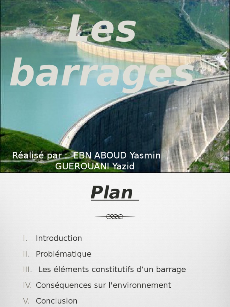 Mini Projet - Barrage | PDF | Maison et jardin | Technologie et ingénierie