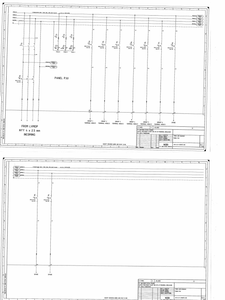 Three Line Diagram PDF | PDF