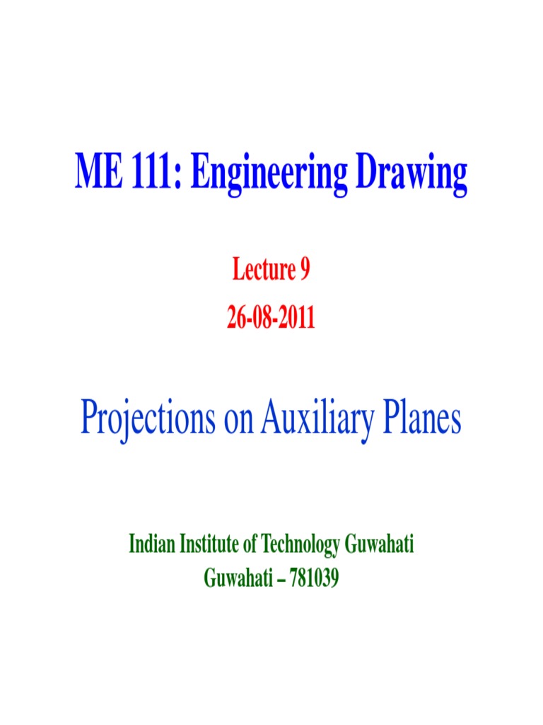 Lecture9 Auxiliary Projections | PDF
