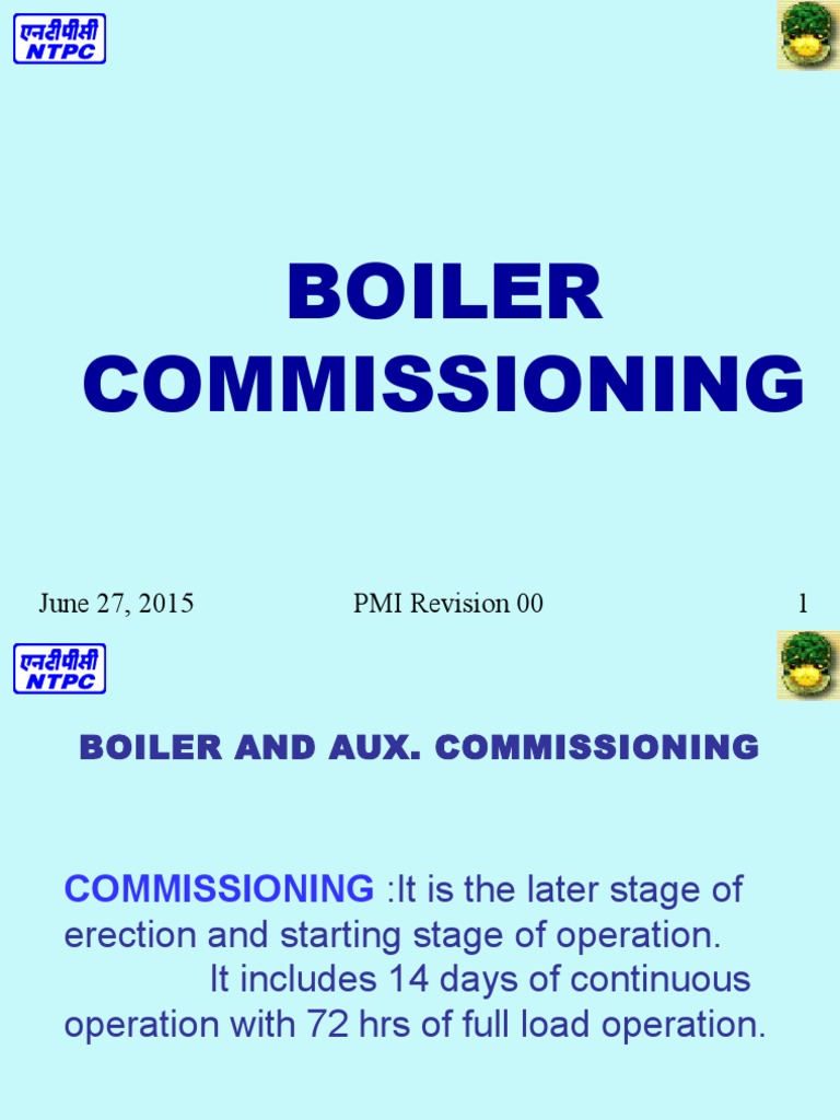 BOILER COMMISSIONING CHECKLIST | PDF | Boiler | Calibration