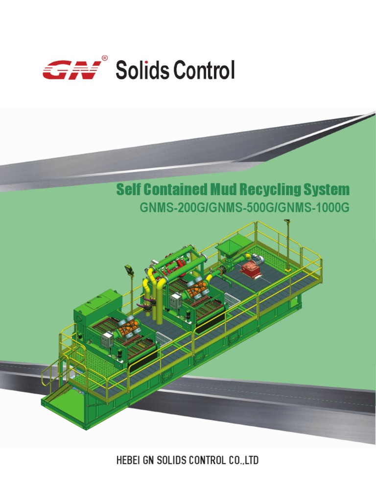 5-Self Contained Mud Recycling System (10M) | PDF | Pump | Volume