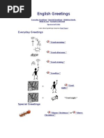 Greetings and Farewells | PDF | Language Arts & Discipline