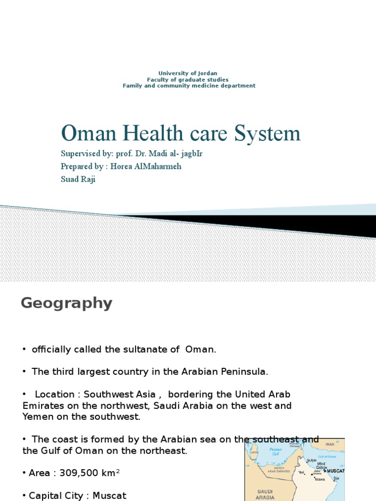 Oman | PDF | Health System | Oman