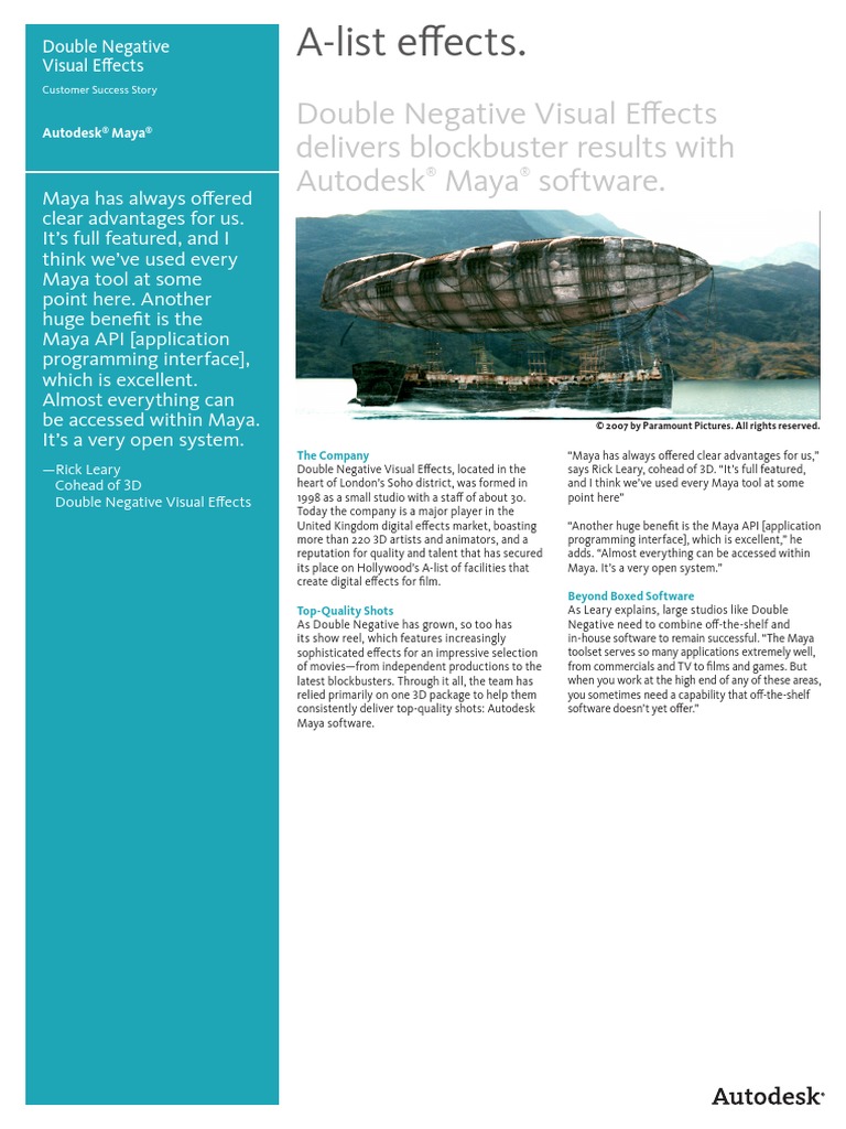 Double Negative Visual Effects Delivers Blockbuster Results With ...