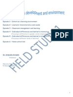 Field Study 1 Portfolio University of So | PDF | Teachers | Classroom